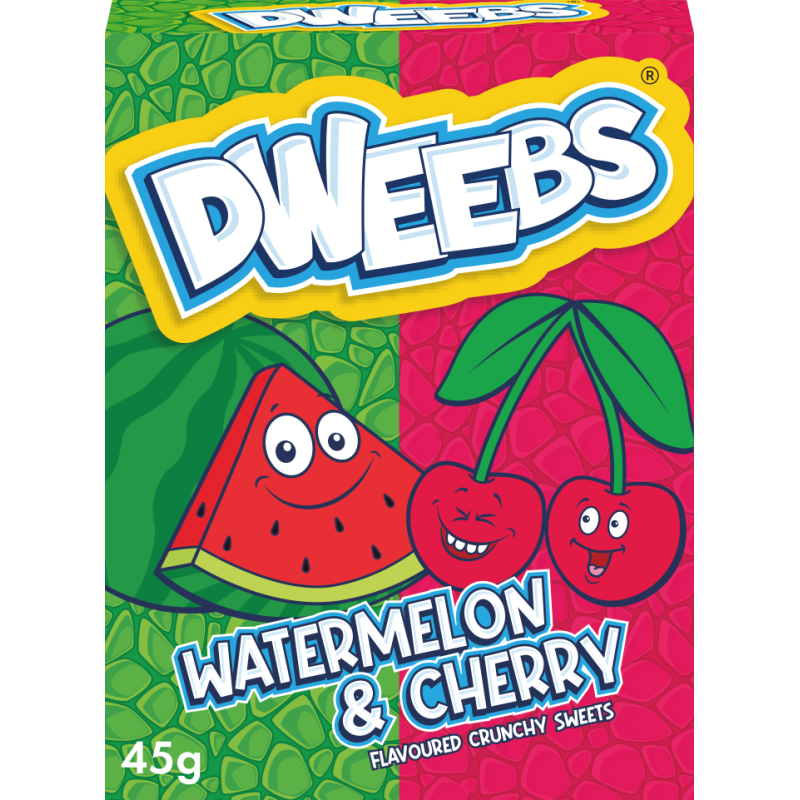 Dweebs Watermelon And Cherry 45g American Fizz